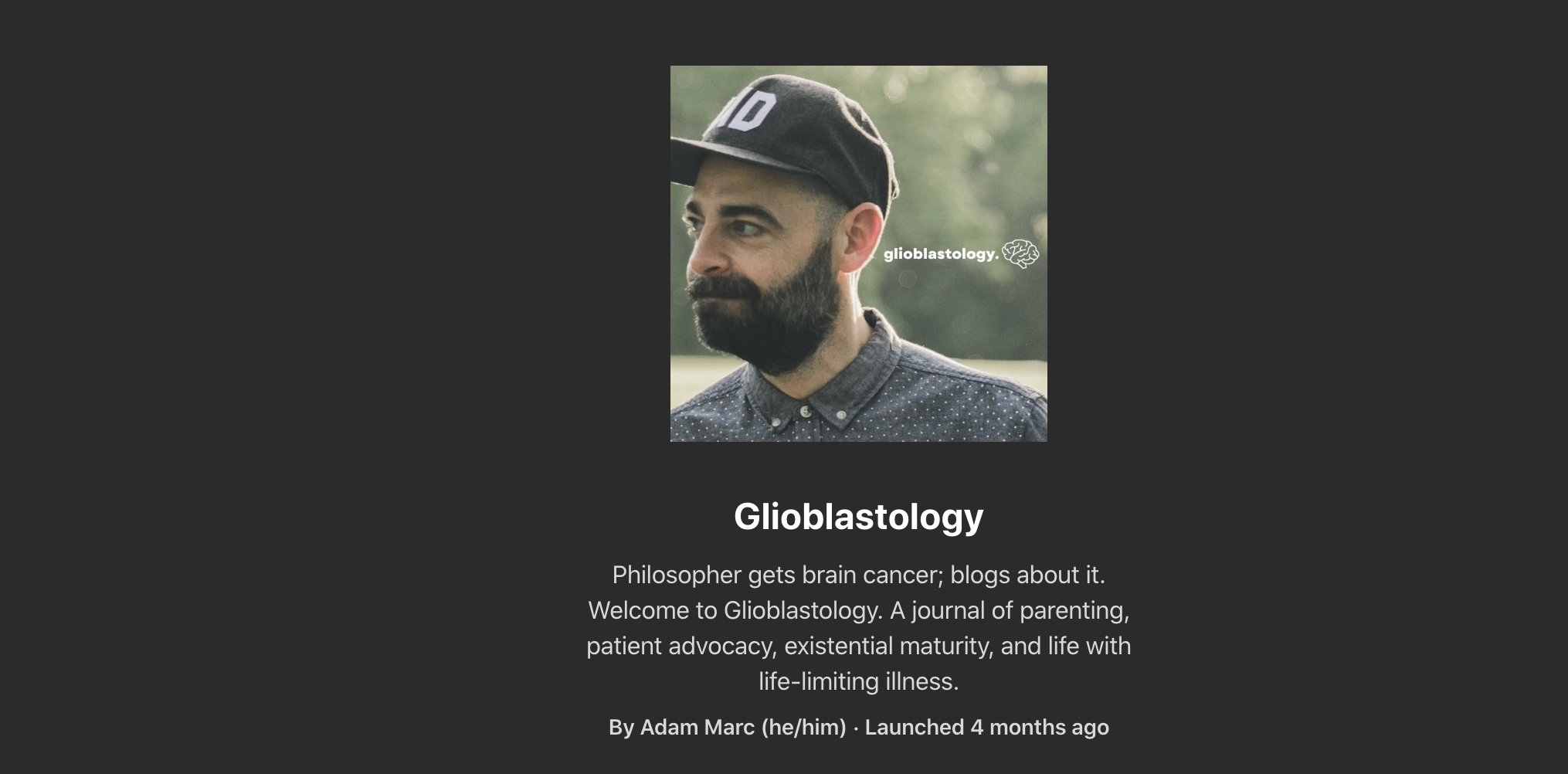 Adam Hayden, long-term GBM survivor - OurBrainBank